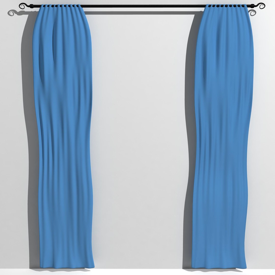Curtain Rod 3d Model