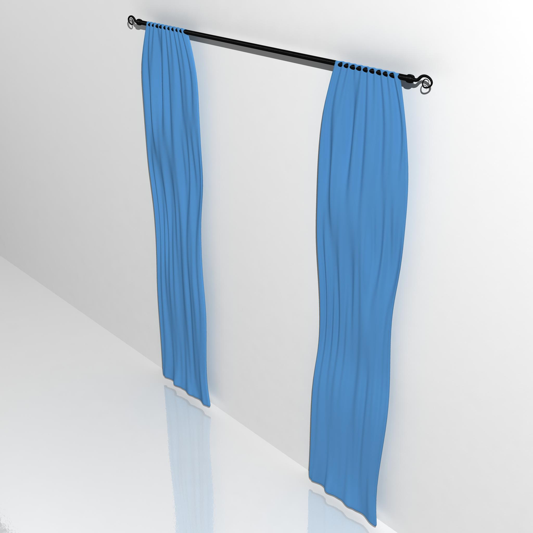 Curtain Rod 3d Model