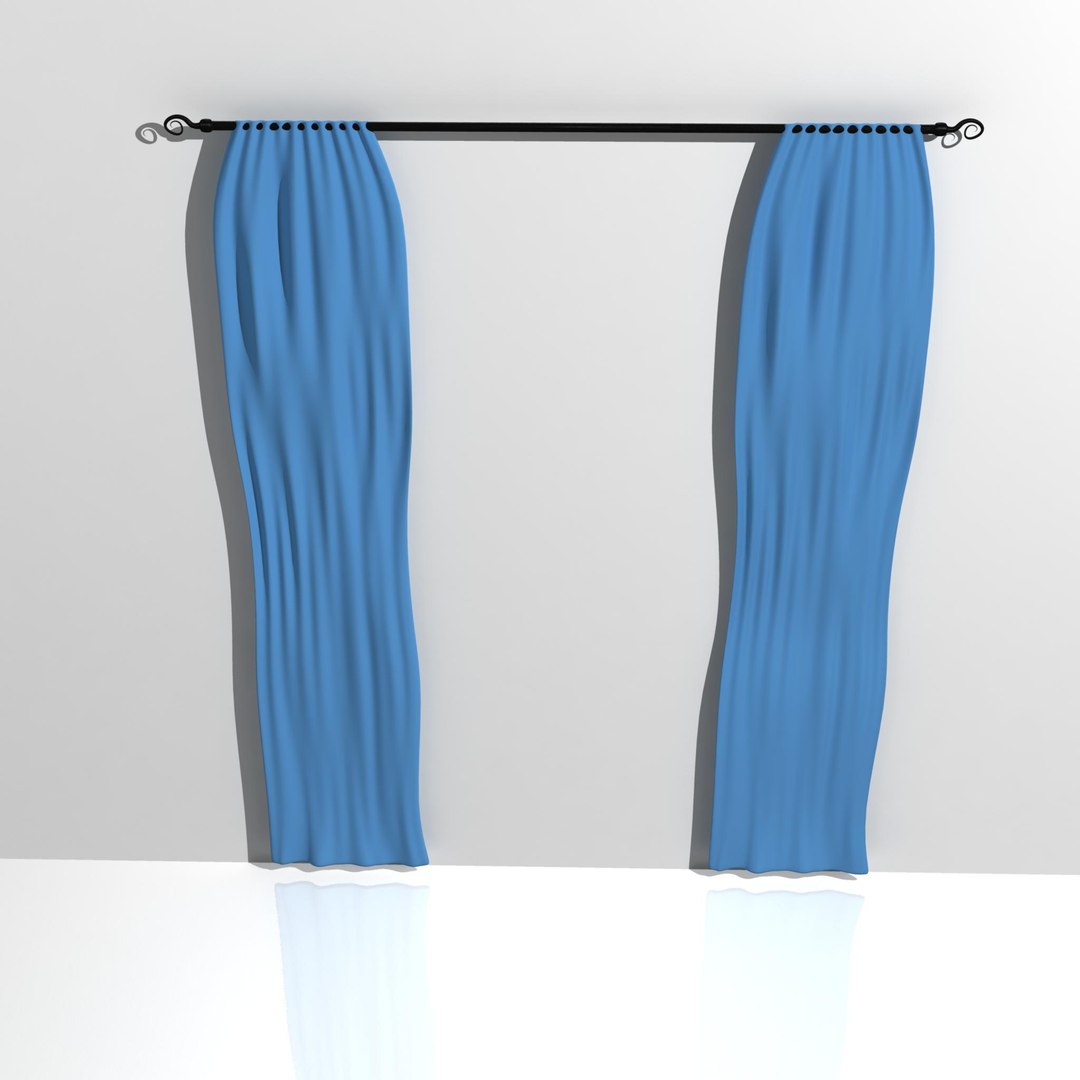 Curtain Rod 3d Model