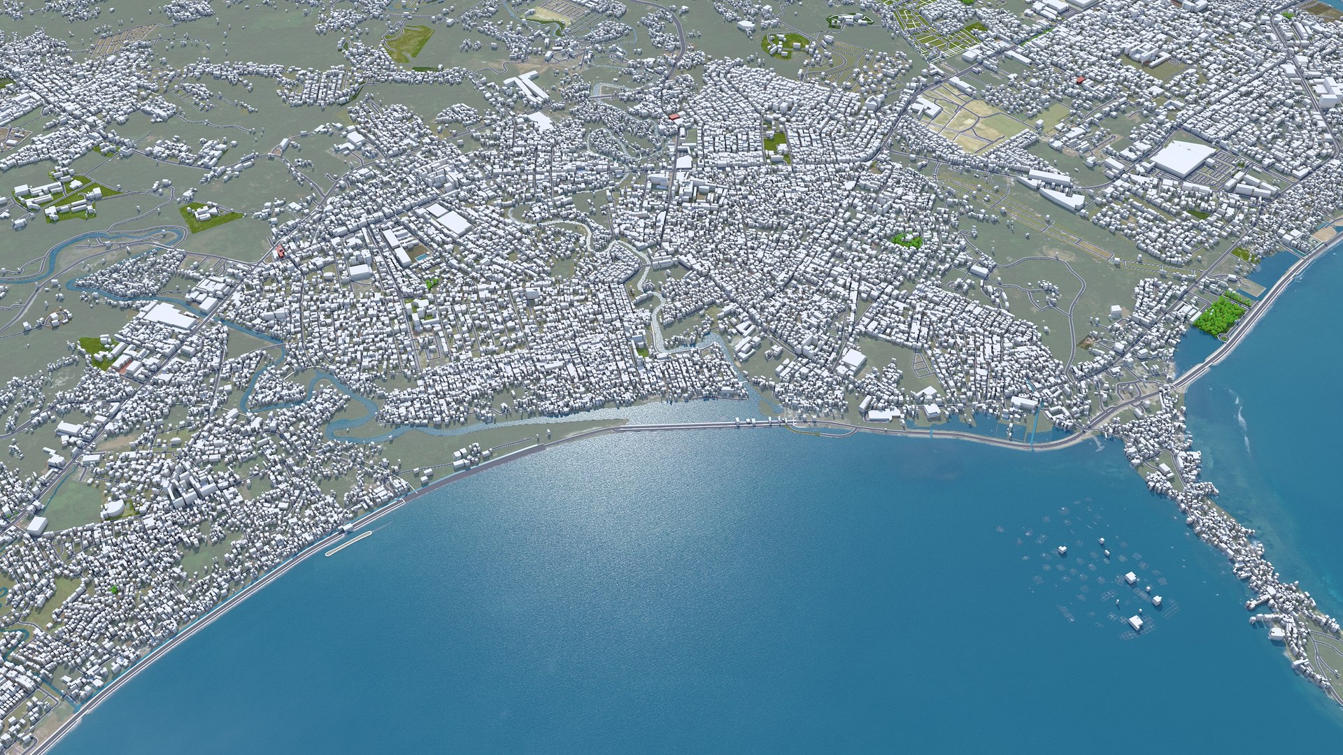 Davao City Philippines 3D Model - TurboSquid 2085969