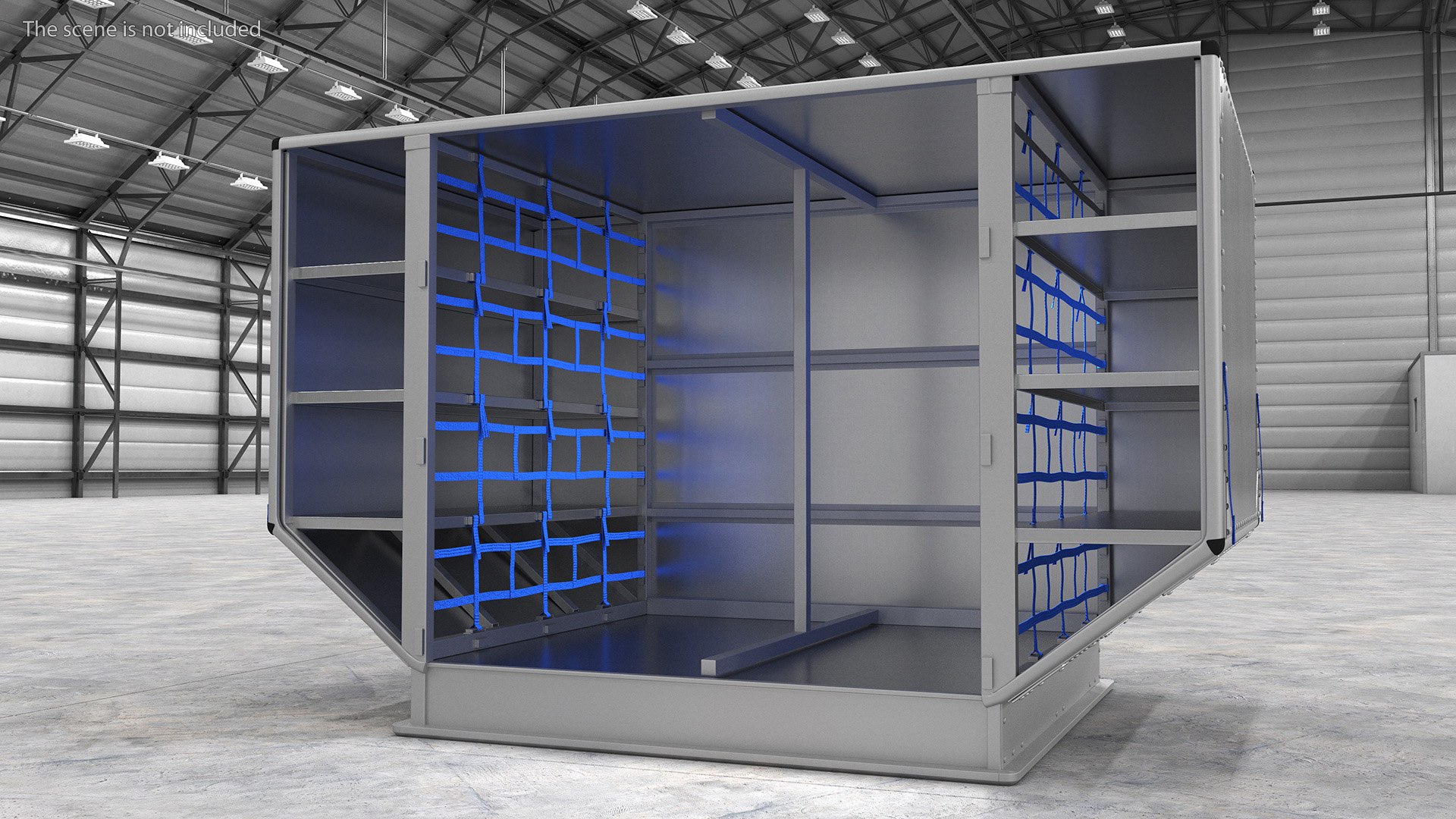 Lower Deck Airport Container Model - TurboSquid 2063815