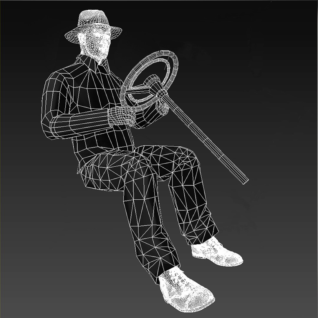 Driver Man Style 30s 3D Model - TurboSquid 1159049