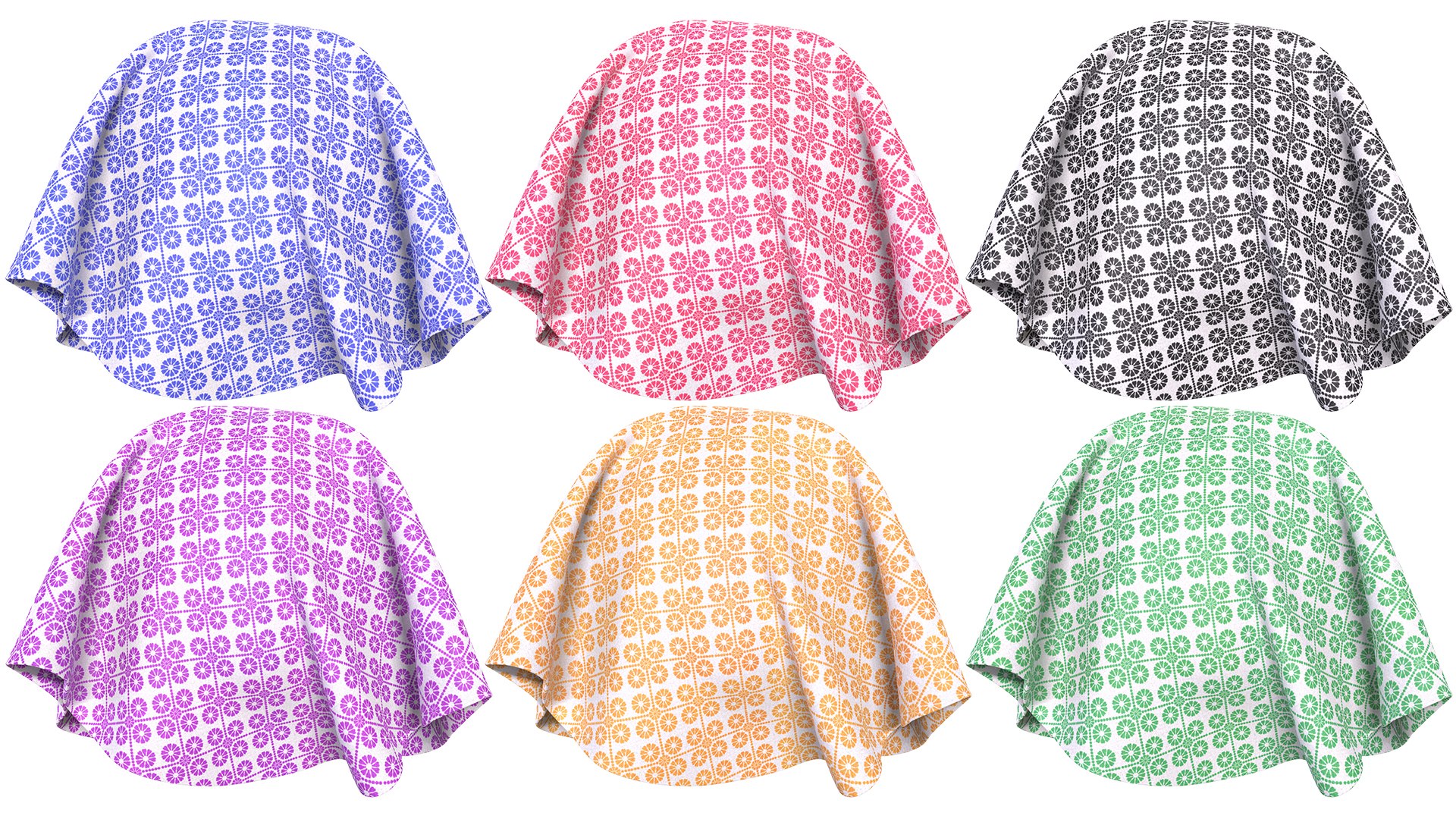 3D patterned fabric-set01 - TurboSquid 2063324