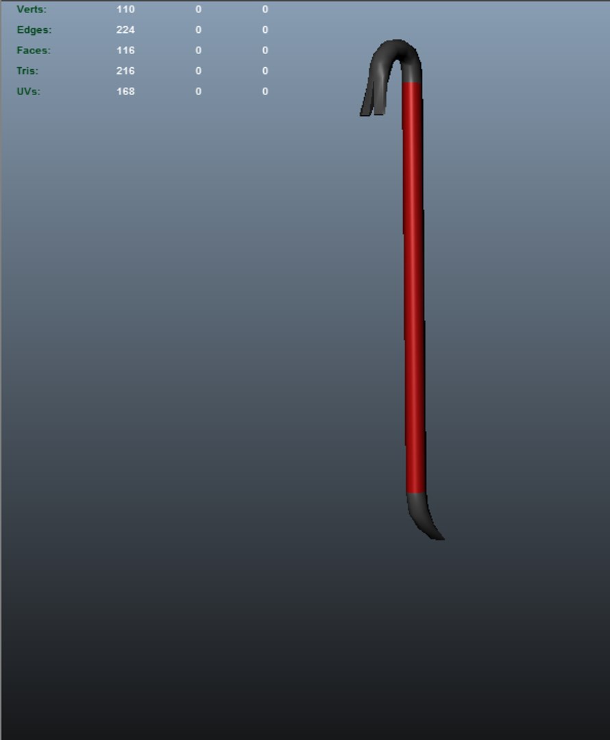 3d Model Crowbar