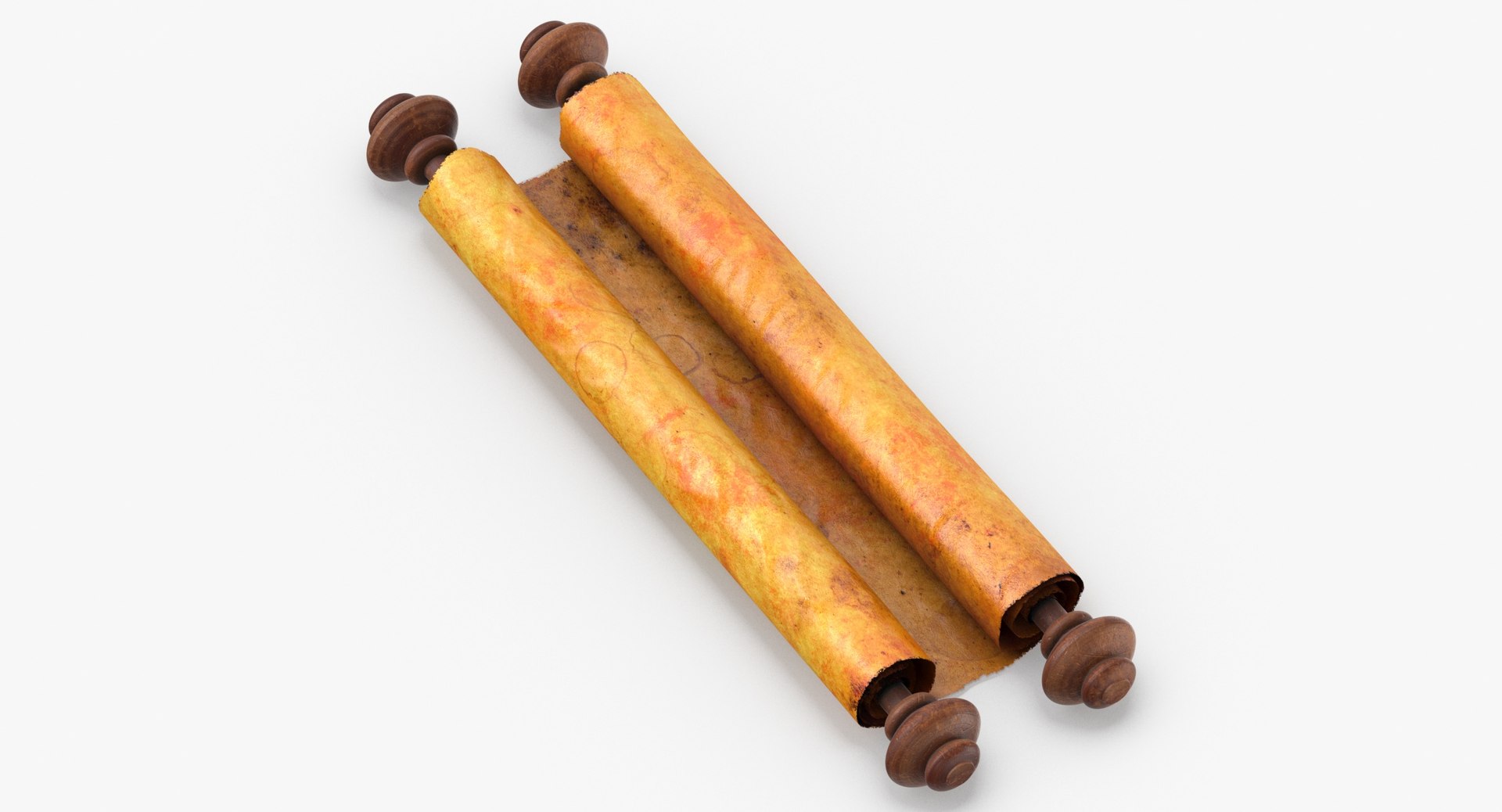 3D scroll closed 01 - TurboSquid 1565784