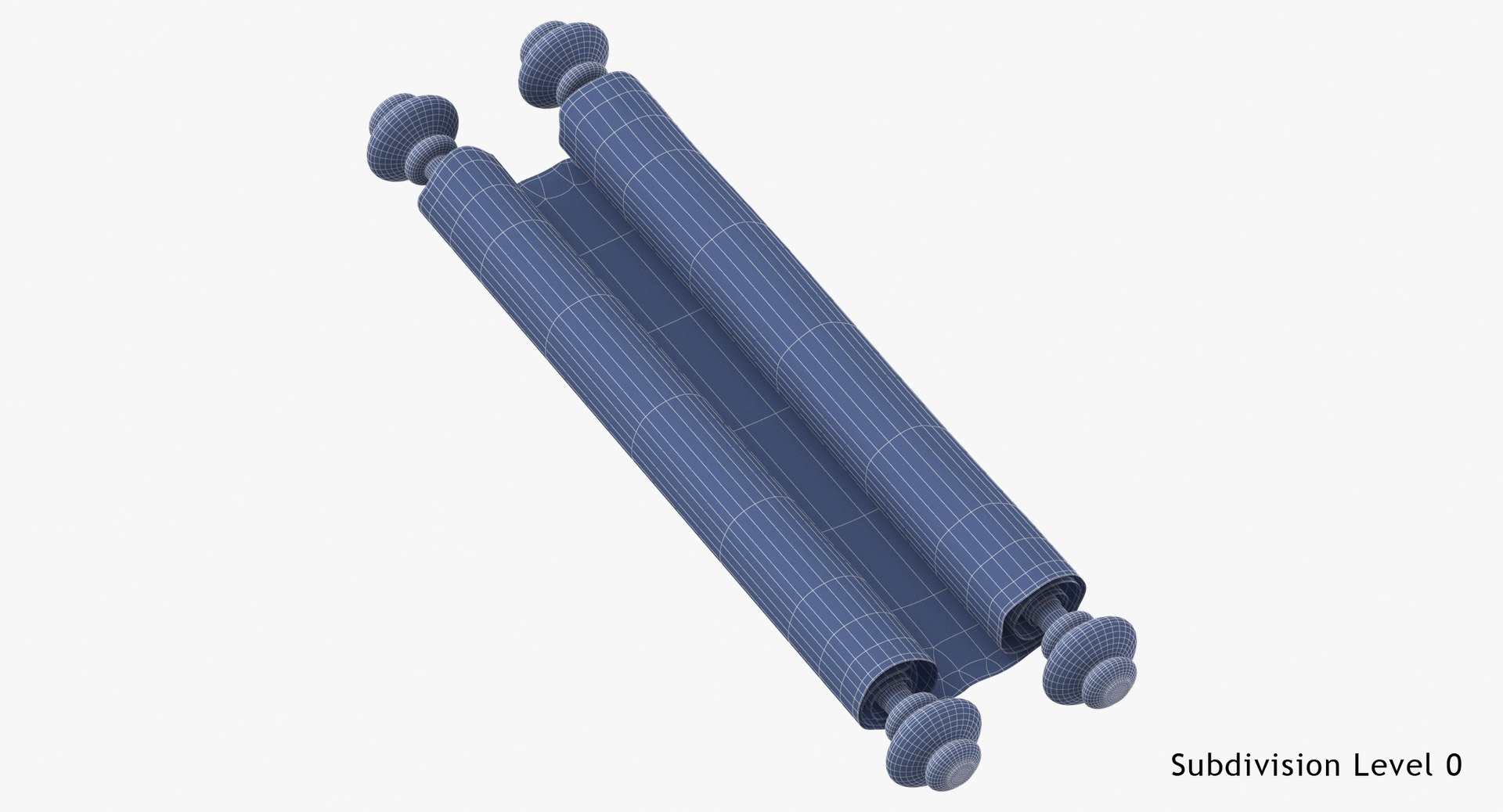 3D Scroll Closed 01 - TurboSquid 1565784