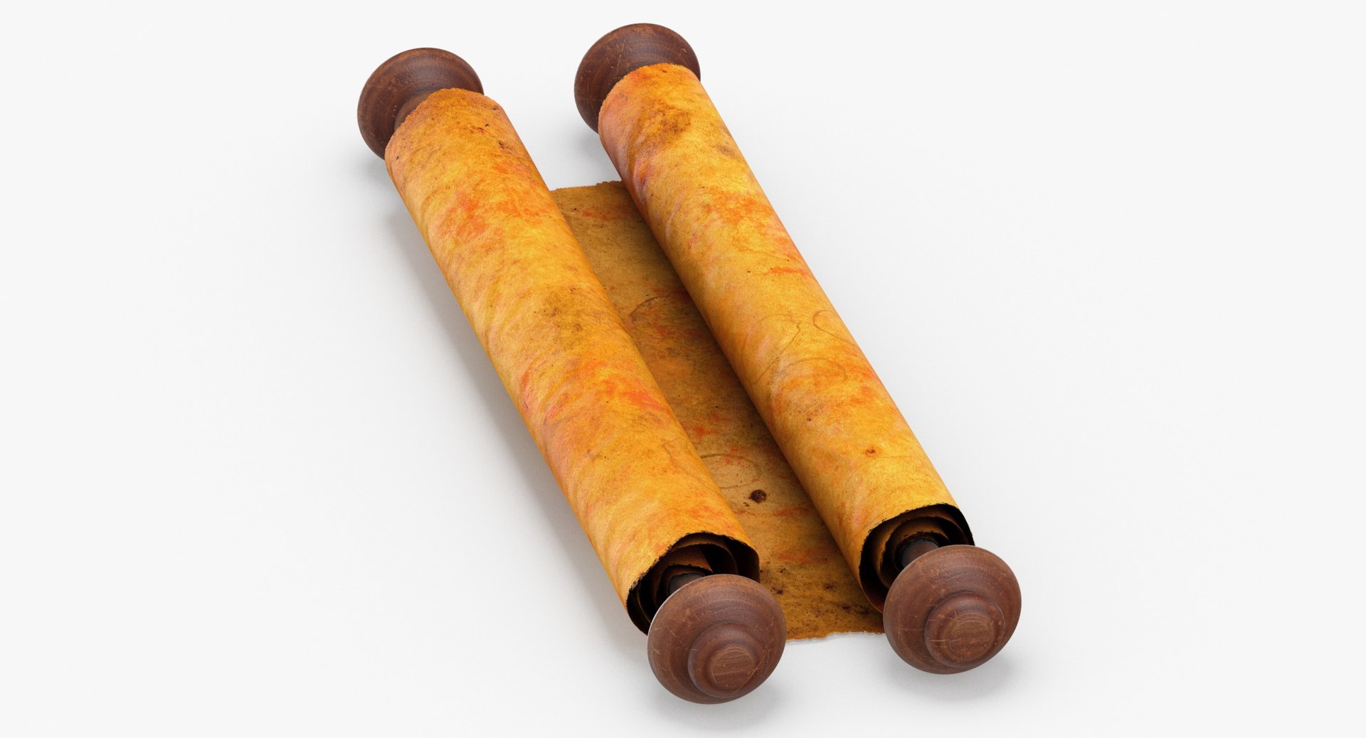 3D Scroll Closed 01 - TurboSquid 1565784