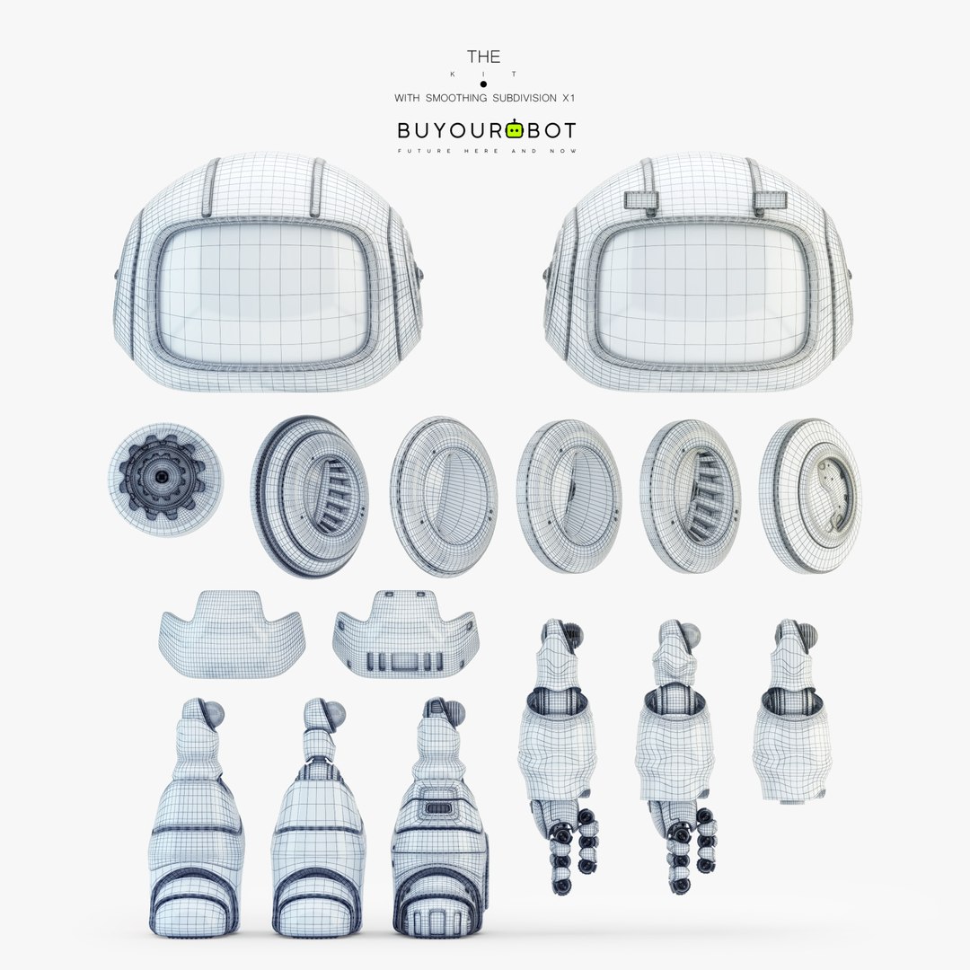 3D Lovely Robot - Companion - TurboSquid 1473260