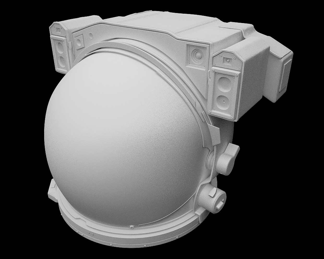 3d Model Space Helmet