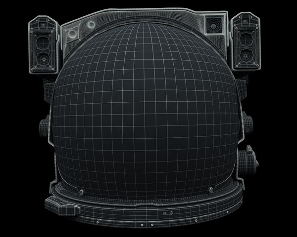 3d model space helmet