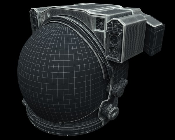 3d model space helmet