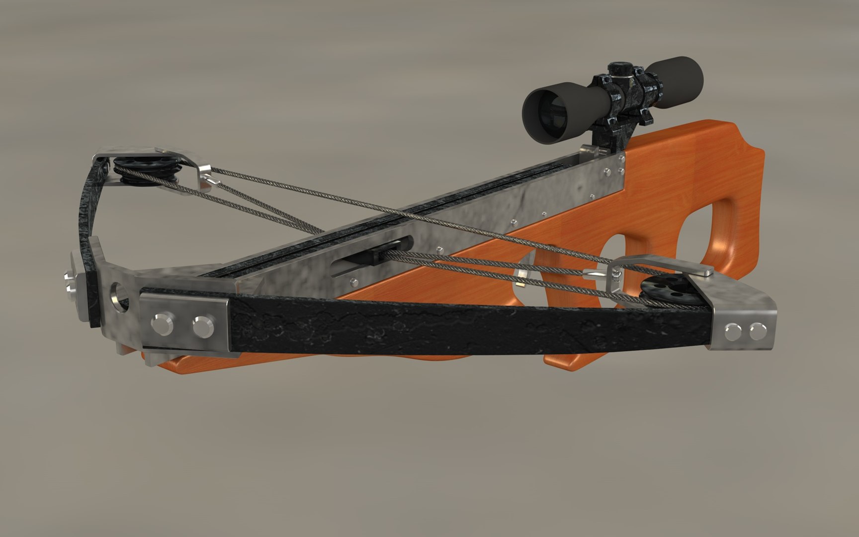 Crossbow Bow 3d Model