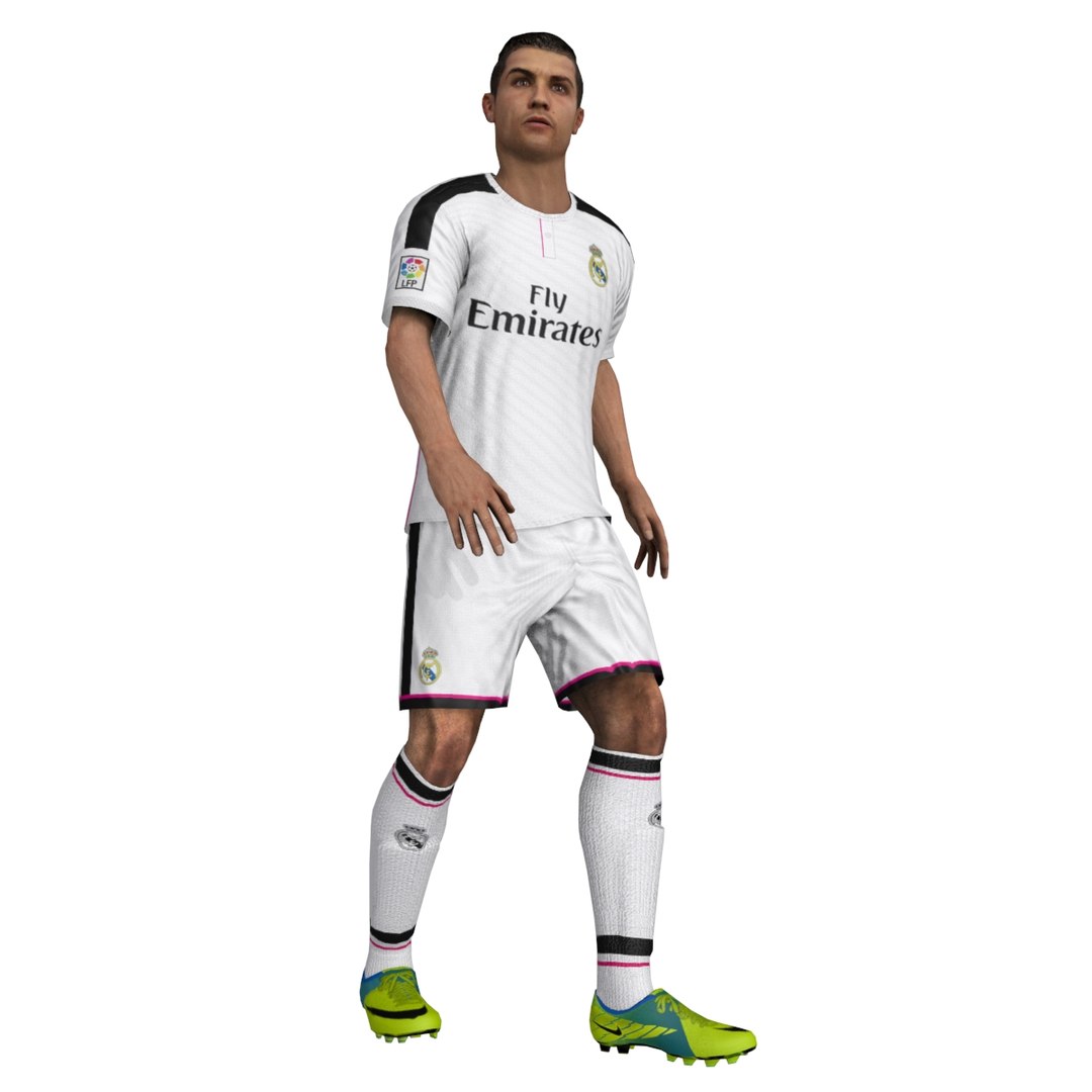Cristiano Ronaldo Animations 3d Model