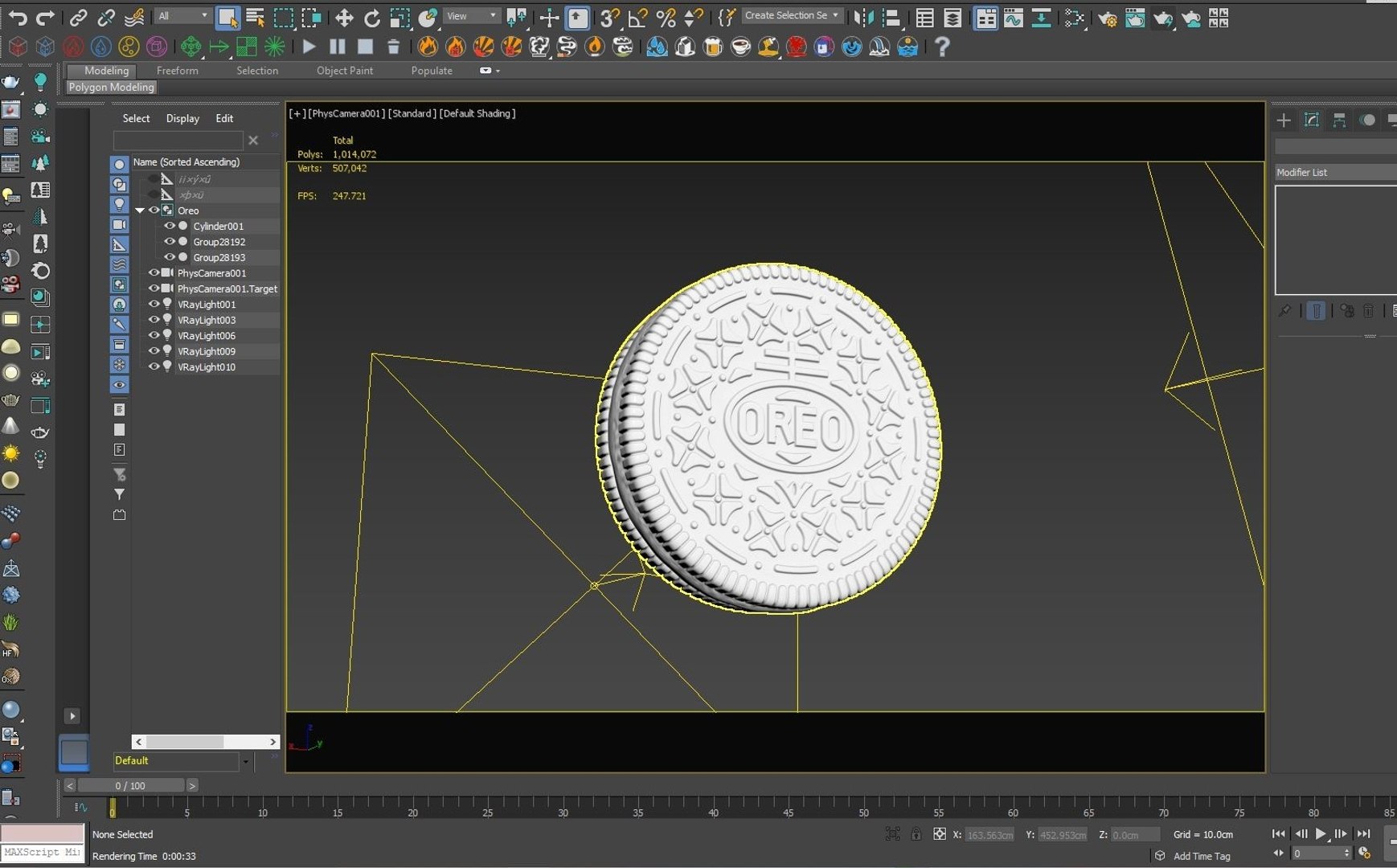 Realistic Oreo Cookie 3D - TurboSquid 1582924