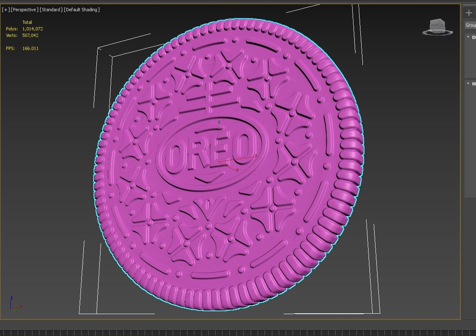 Realistic Oreo Cookie 3D - TurboSquid 1582924