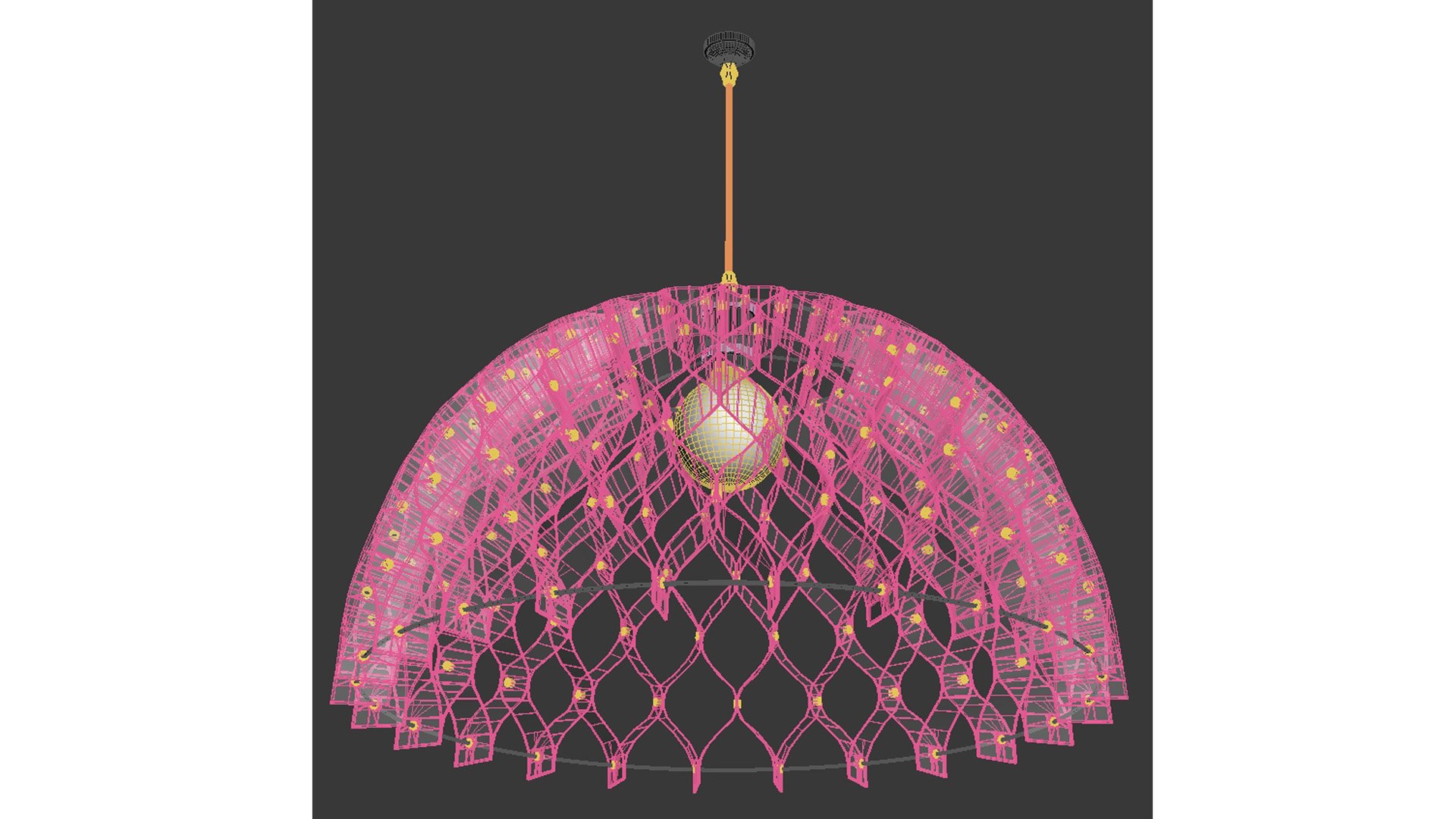 3D Bozzetti NO KALKY Polypropylene Pendant Lamp Model - TurboSquid 1854693