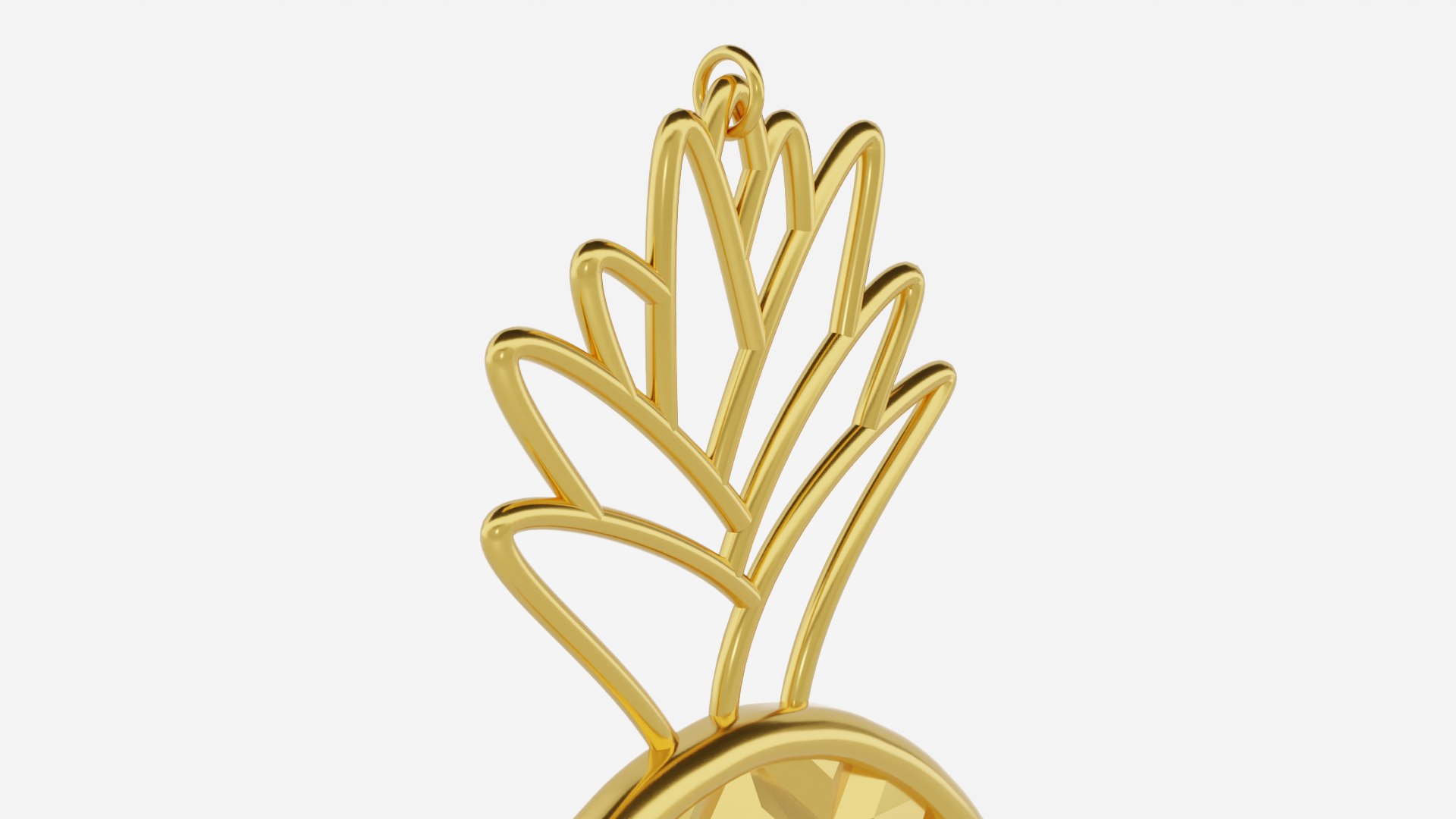 Pineapple Pendant Low Poly Model 3D Model - TurboSquid 1955969