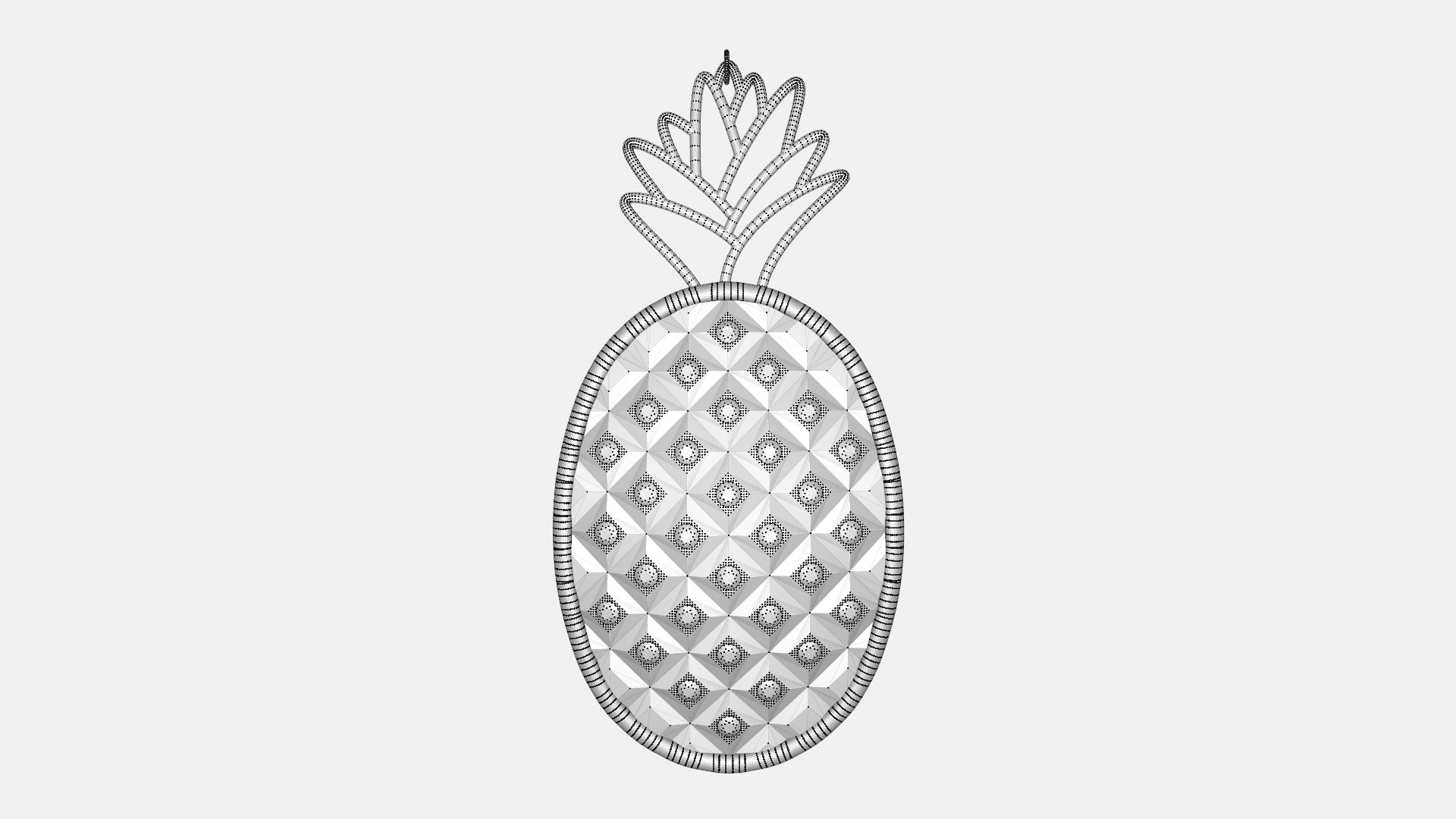 Pineapple Pendant Low Poly Model 3D Model - TurboSquid 1955969