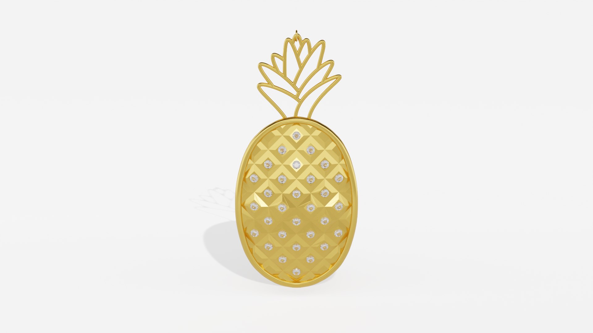 Pineapple Pendant Low Poly Model 3D Model - TurboSquid 1955969