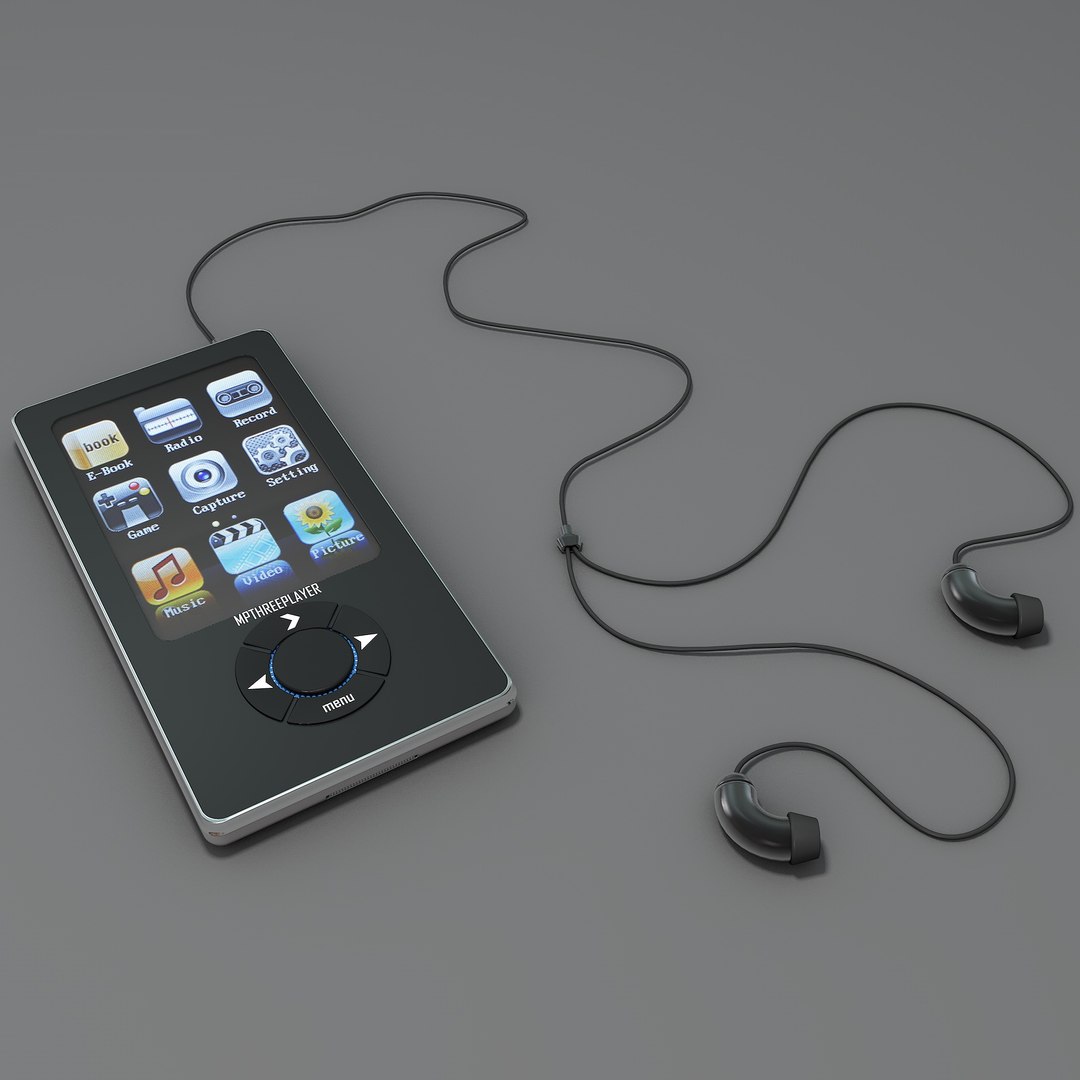 Player Mp3-player 3d C4d
