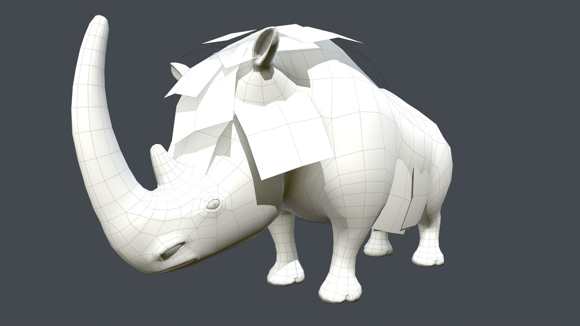 Woolly Rhinoceros 3D Model - TurboSquid 1598783
