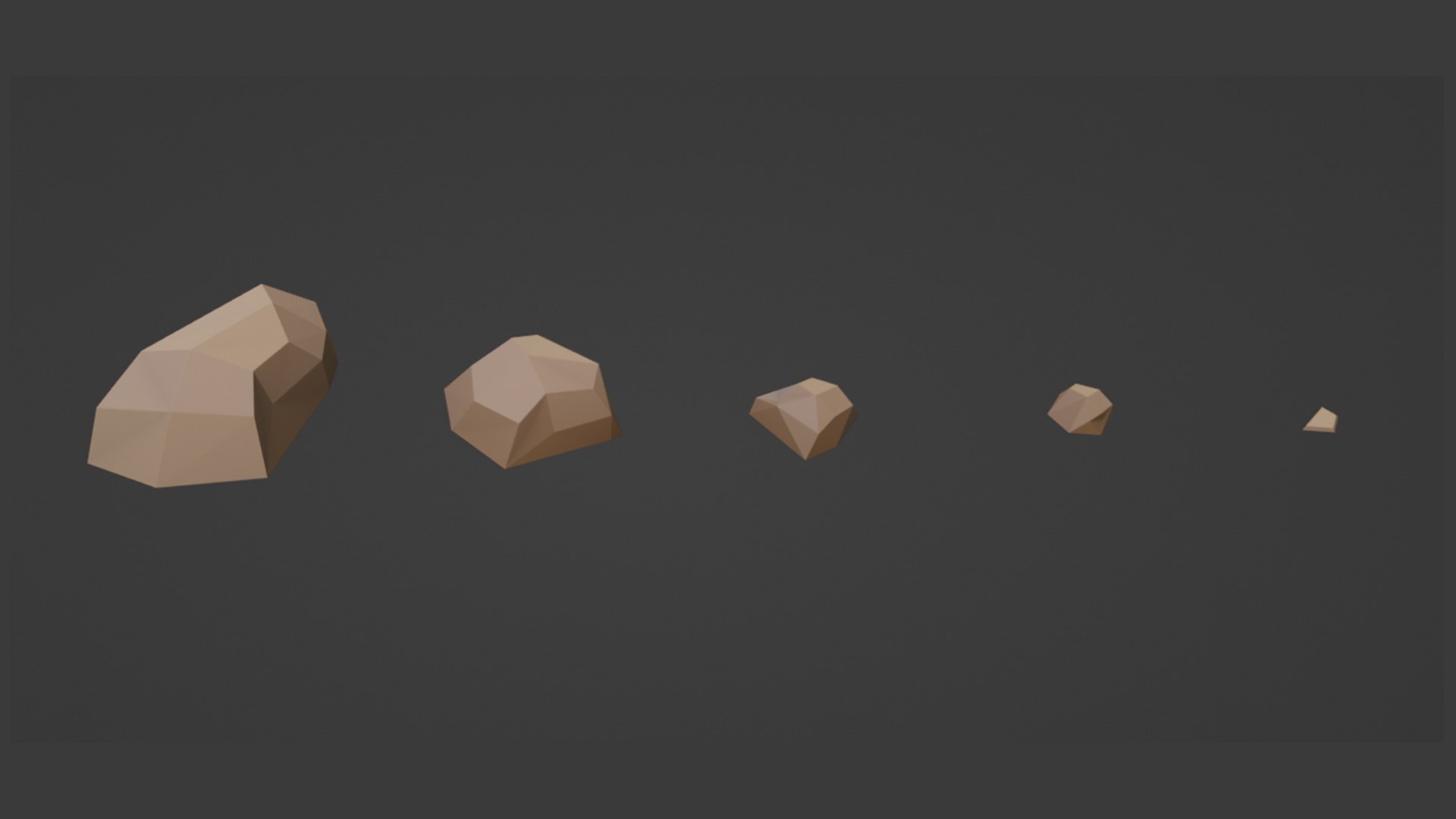 Low Poly Trees And Rocks 3D Model - TurboSquid 2045506