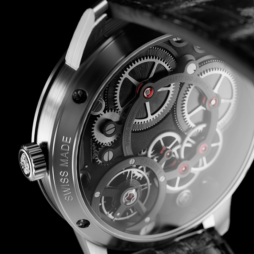 Mechanical Watch White Collection 3D - TurboSquid 2193698