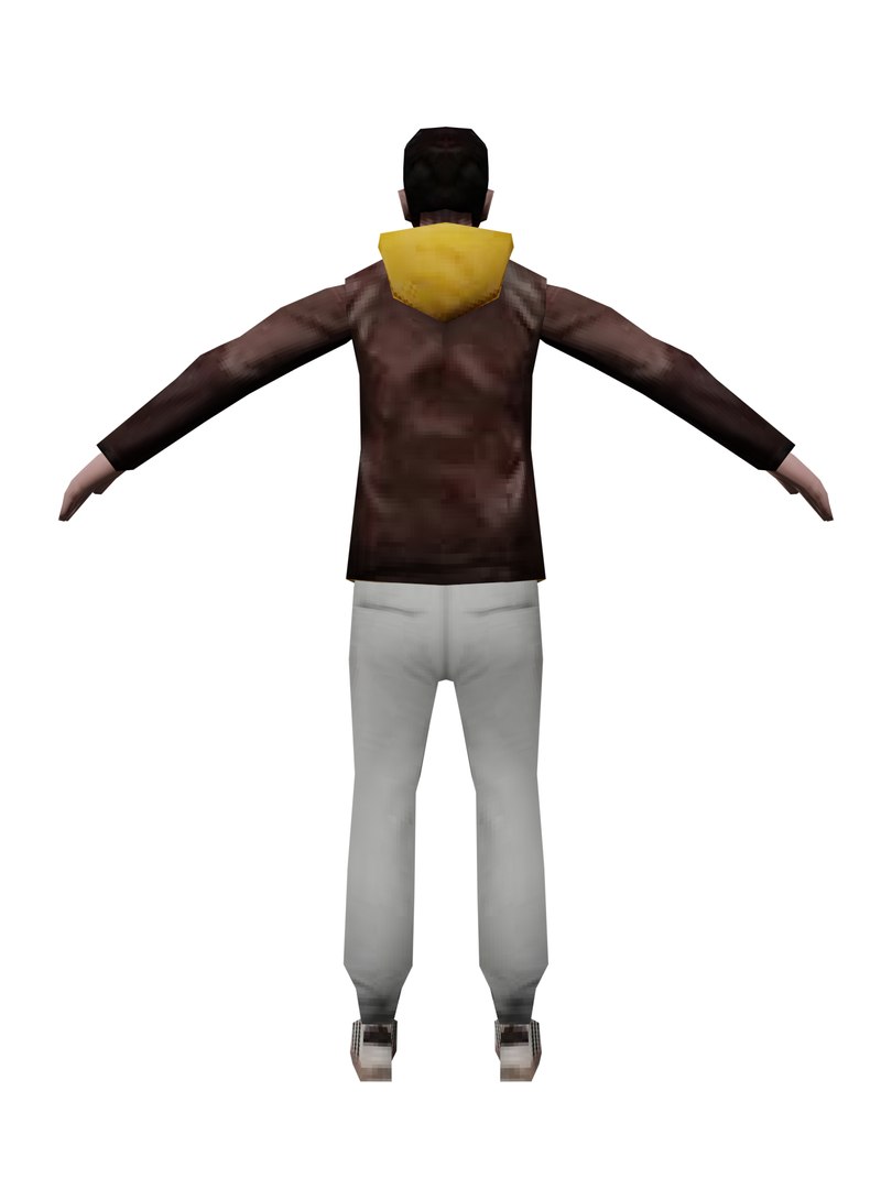 PSX PS1 Low Poly Male Character 3D - TurboSquid 2242195