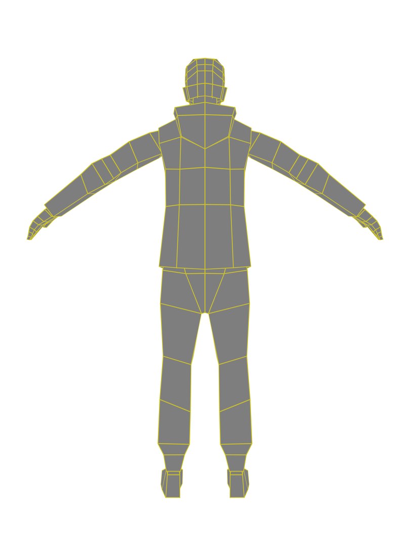 PSX PS1 Low Poly Male Character 3D - TurboSquid 2242195