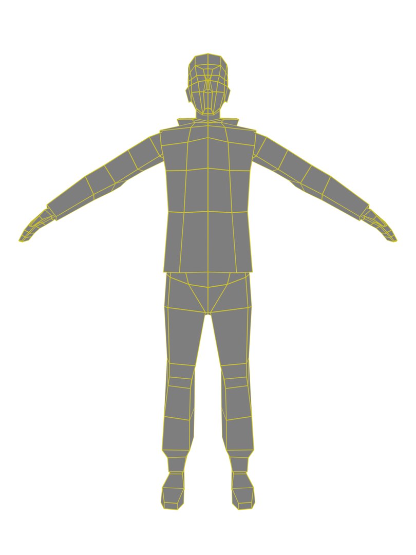 PSX PS1 Low Poly Male Character 3D - TurboSquid 2242195