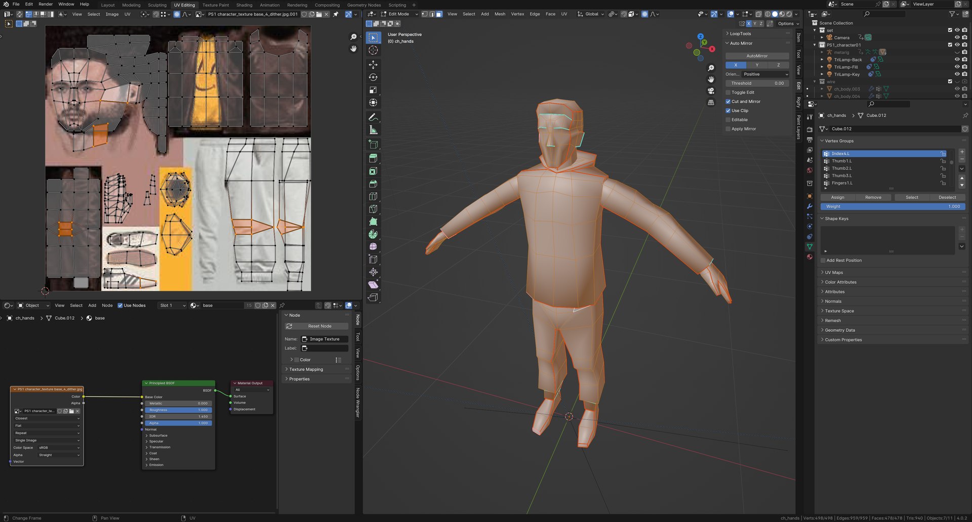 PSX PS1 Low Poly Male Character 3D - TurboSquid 2242195