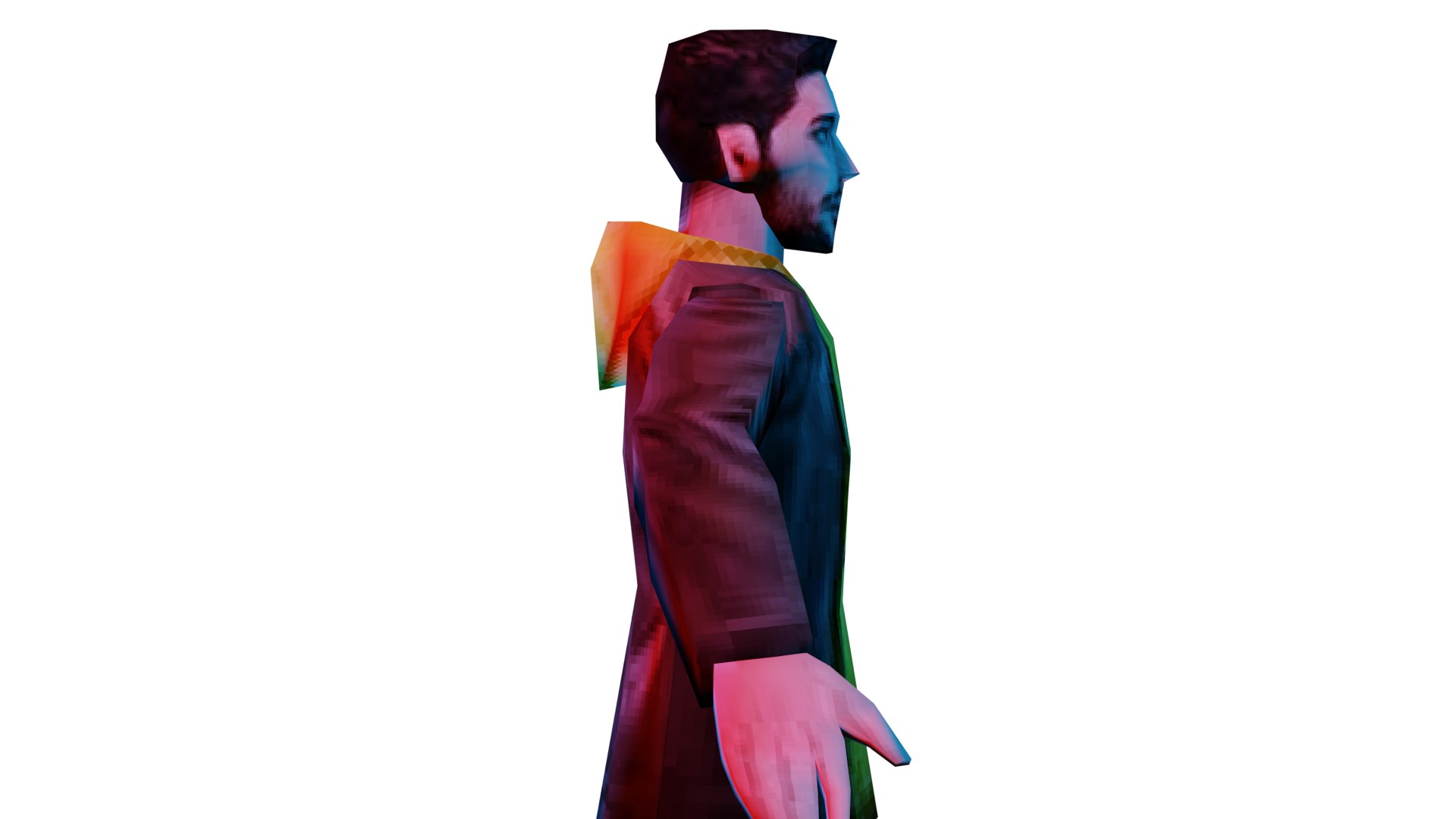 PSX PS1 Low Poly Male Character 3D - TurboSquid 2242195