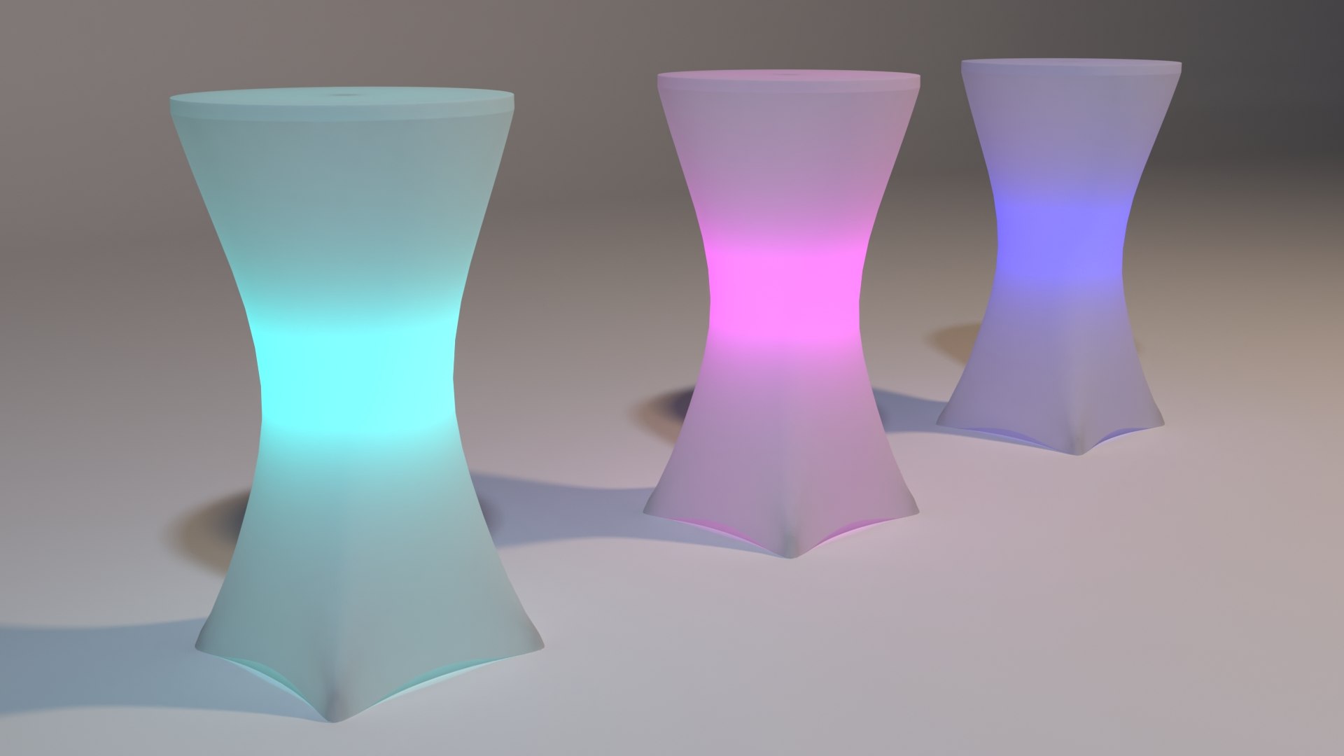 3D Model Inlit Cocktail Table - TurboSquid 1600777
