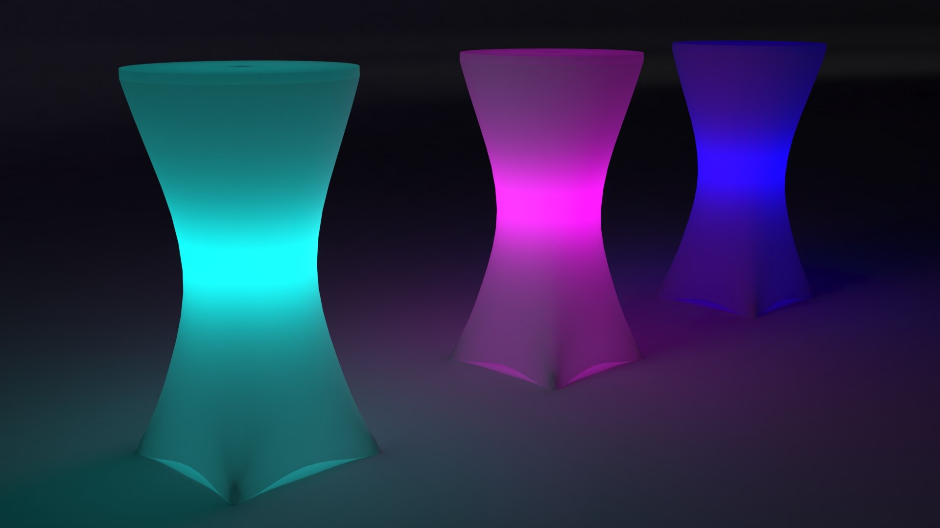 3D Model Inlit Cocktail Table - TurboSquid 1600777