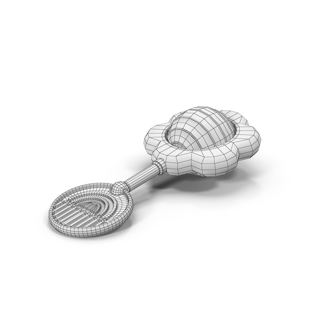 3d Model Baby Rattles