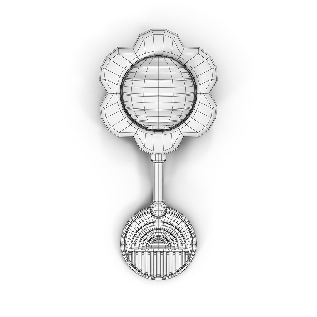 3d Model Baby Rattles