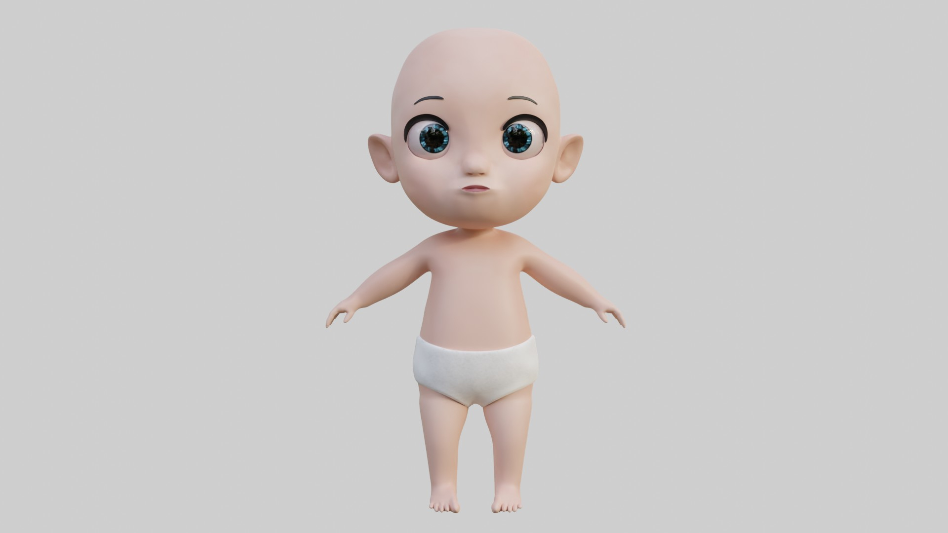 3D Model Baby Rigged - TurboSquid 2025509
