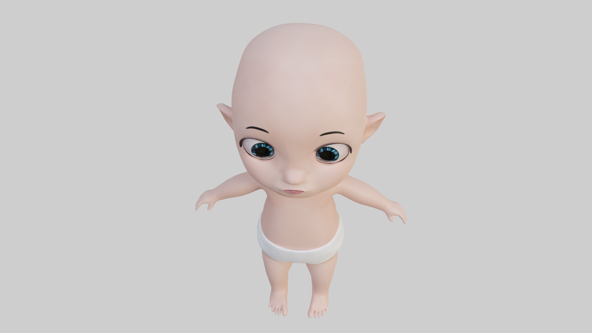3D Model Baby Rigged - TurboSquid 2025509