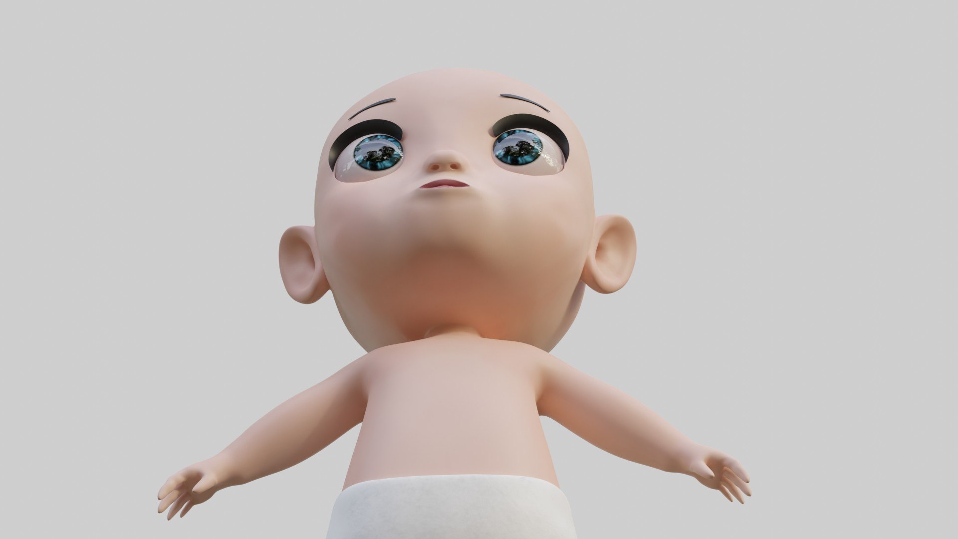 3D Model Baby Rigged - TurboSquid 2025509