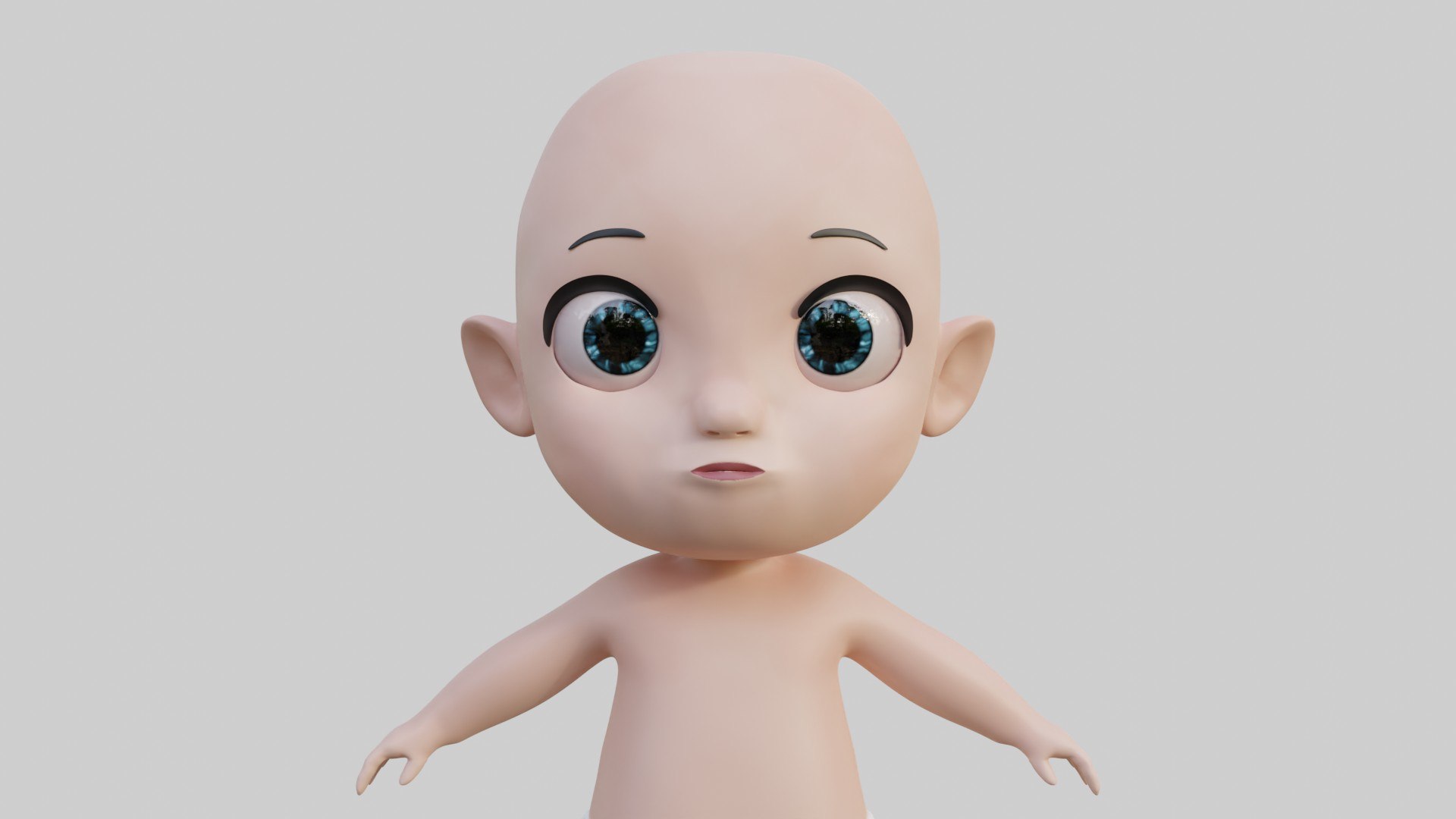3D Model Baby Rigged - TurboSquid 2025509