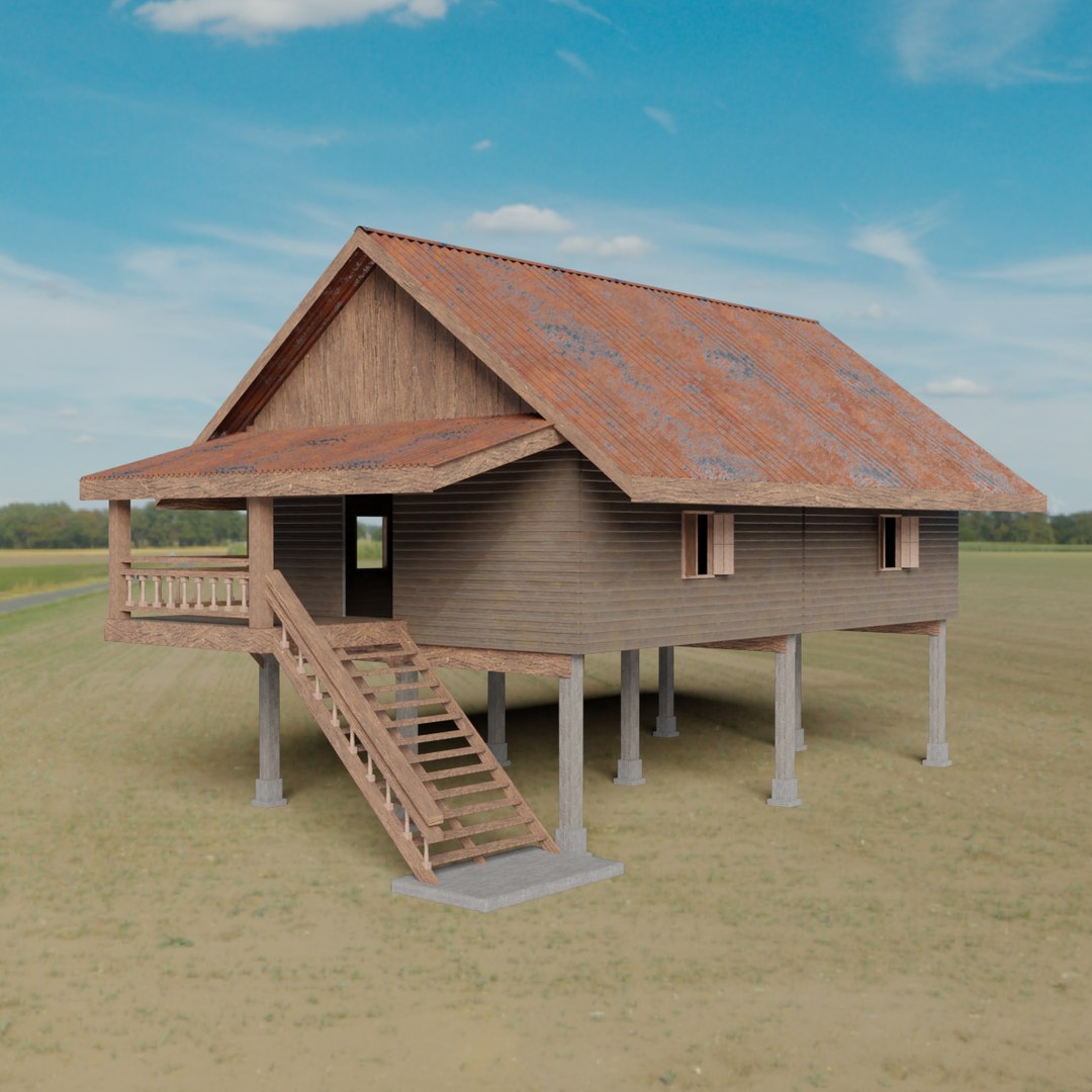 3D Countryside House Asset Model - TurboSquid 2071857