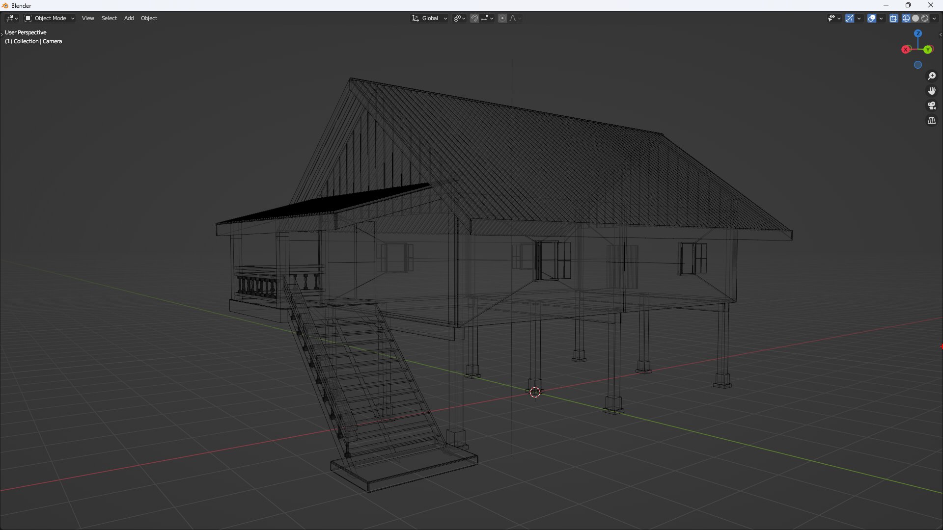3D Countryside House Asset Model - TurboSquid 2071857