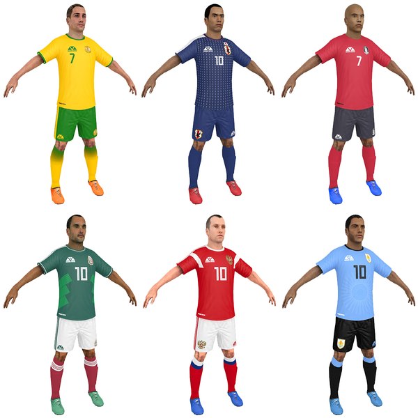 Soccer Player 3D Models for Download | TurboSquid