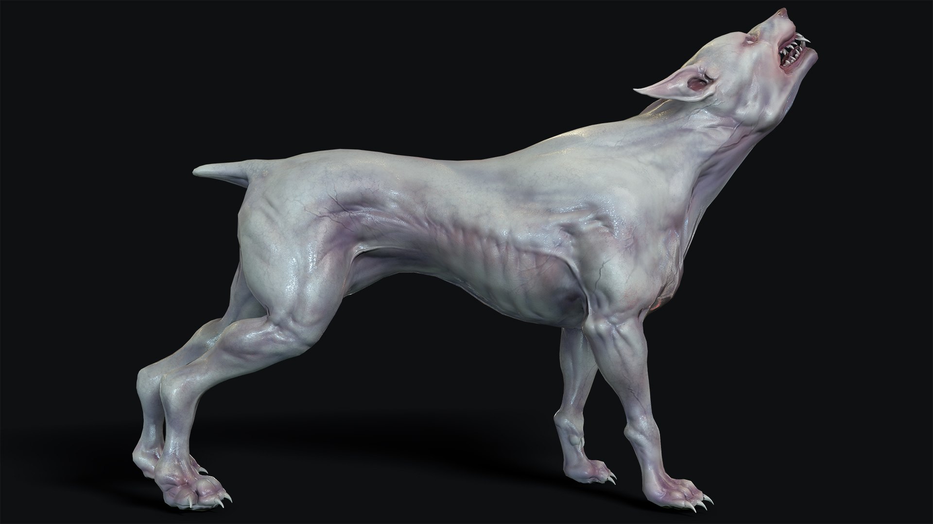 3D Mutant Dog Character - TurboSquid 1423310