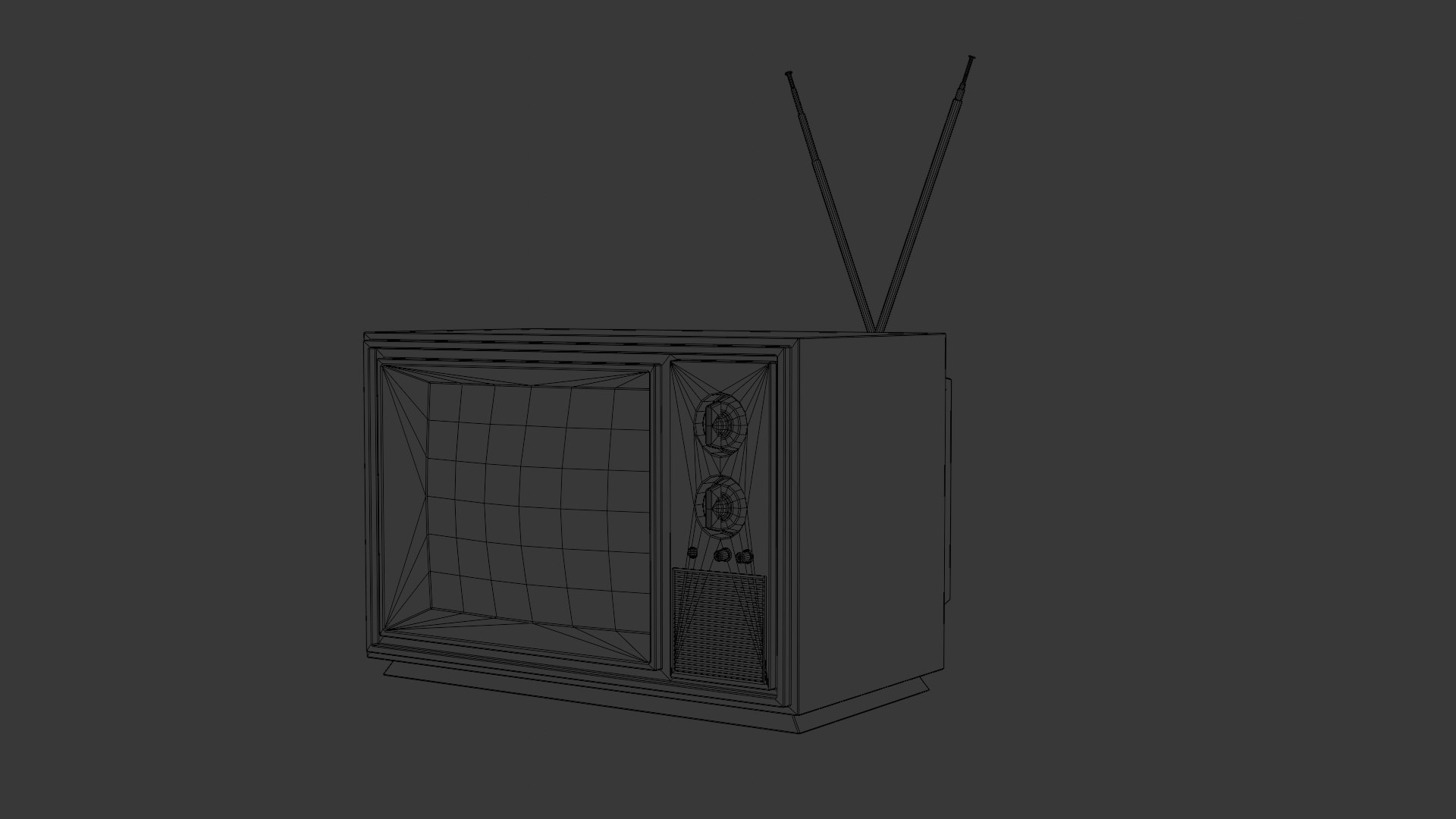 Old Retro TV 3D Model - TurboSquid 2409097
