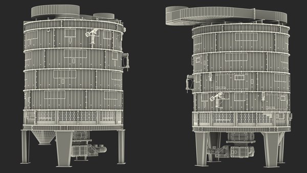 3D Agricultural Rotary Cooler RRF25-4 - TurboSquid 1992615