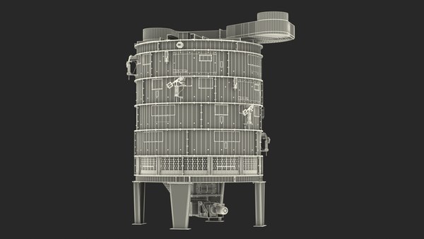 3D Agricultural Rotary Cooler RRF25-4 - TurboSquid 1992615