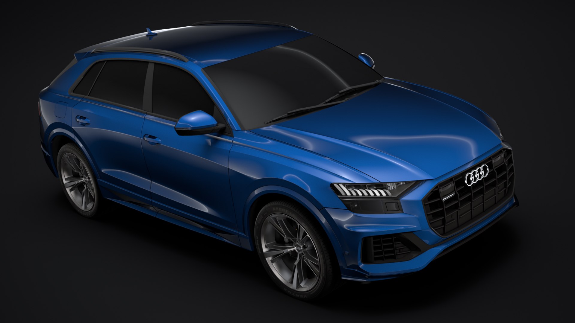 3D audi q8 55 tfsi - TurboSquid 1333351