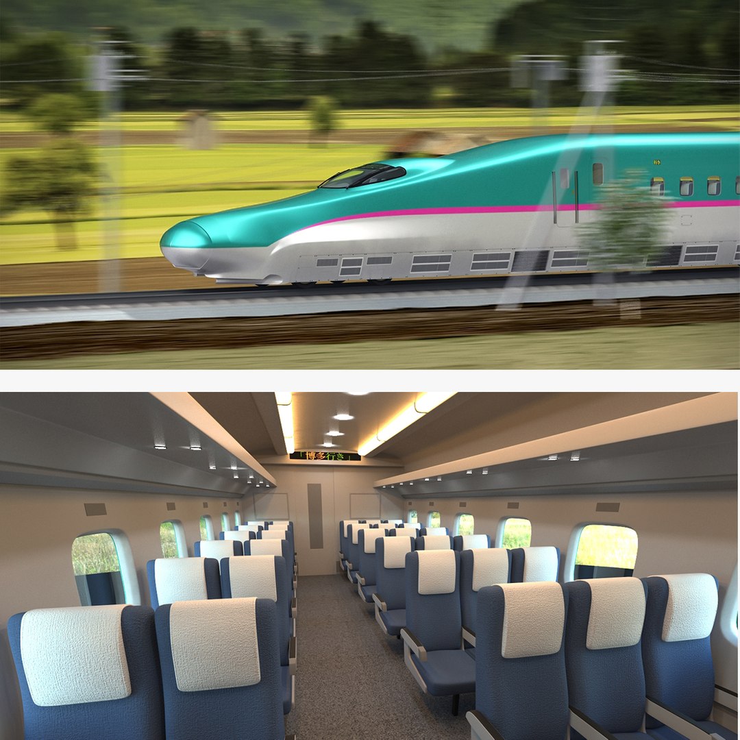 Shinkansen speed trains 3D - TurboSquid 1292138
