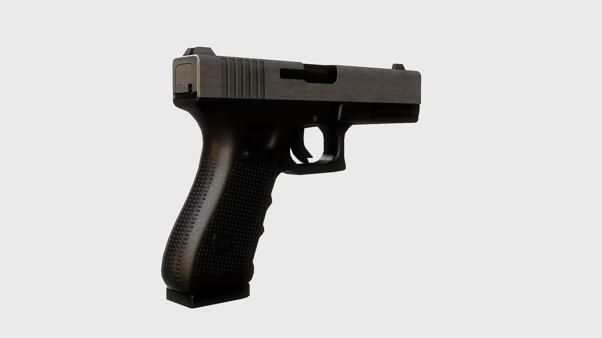 3D Glock 19 Model - TurboSquid 2344604